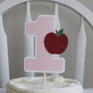 Apple Birthday Decorations Apple Banner Apple of My Eye - Etsy