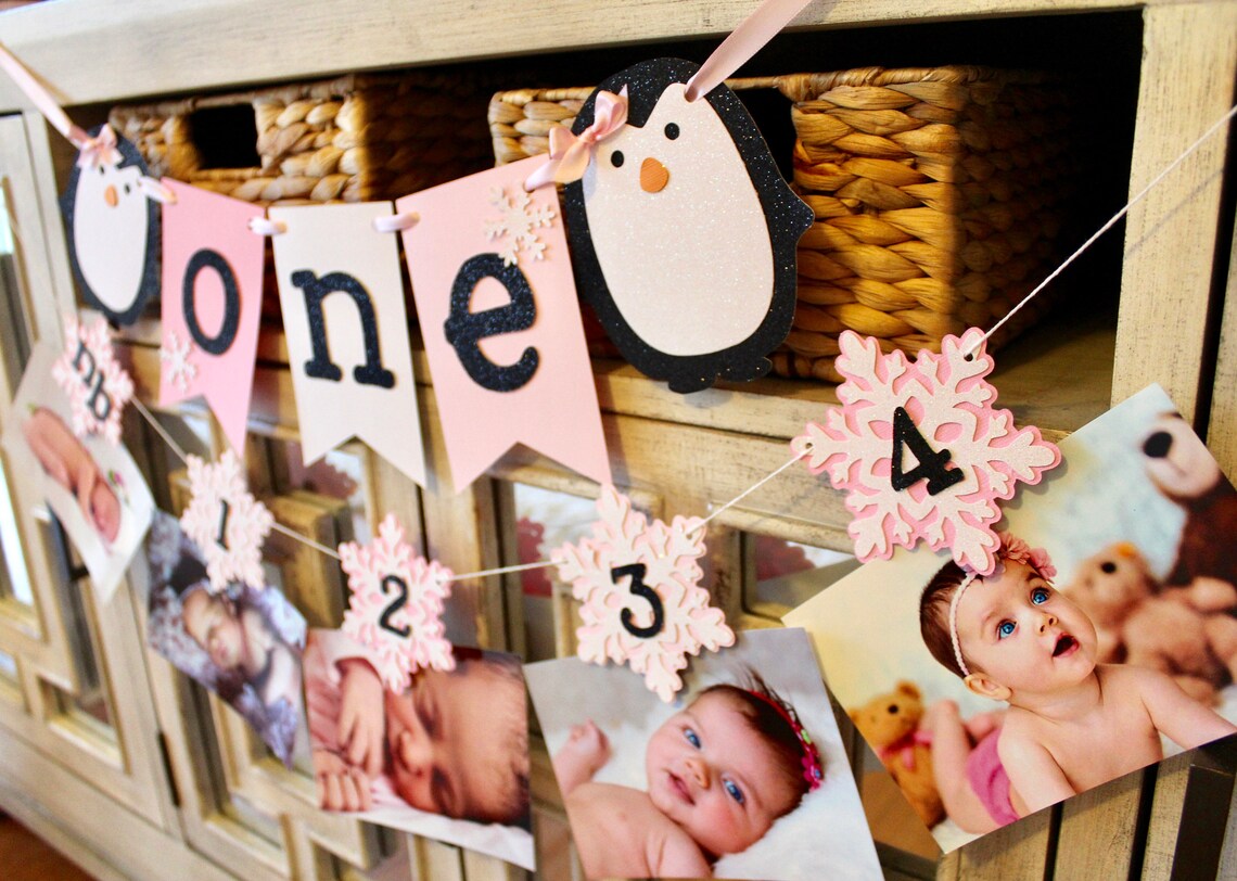 Penguin Birthday Decorations Penguin Birthday Banner Penguin - Etsy