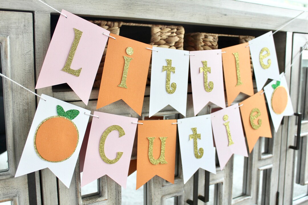 Little Cutie Birthday Decorations Little Cutie Banner Little - Etsy