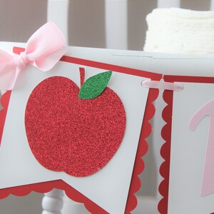 Apple Birthday Decorations, Apple Banner, Apple of My Eye Birthday ...