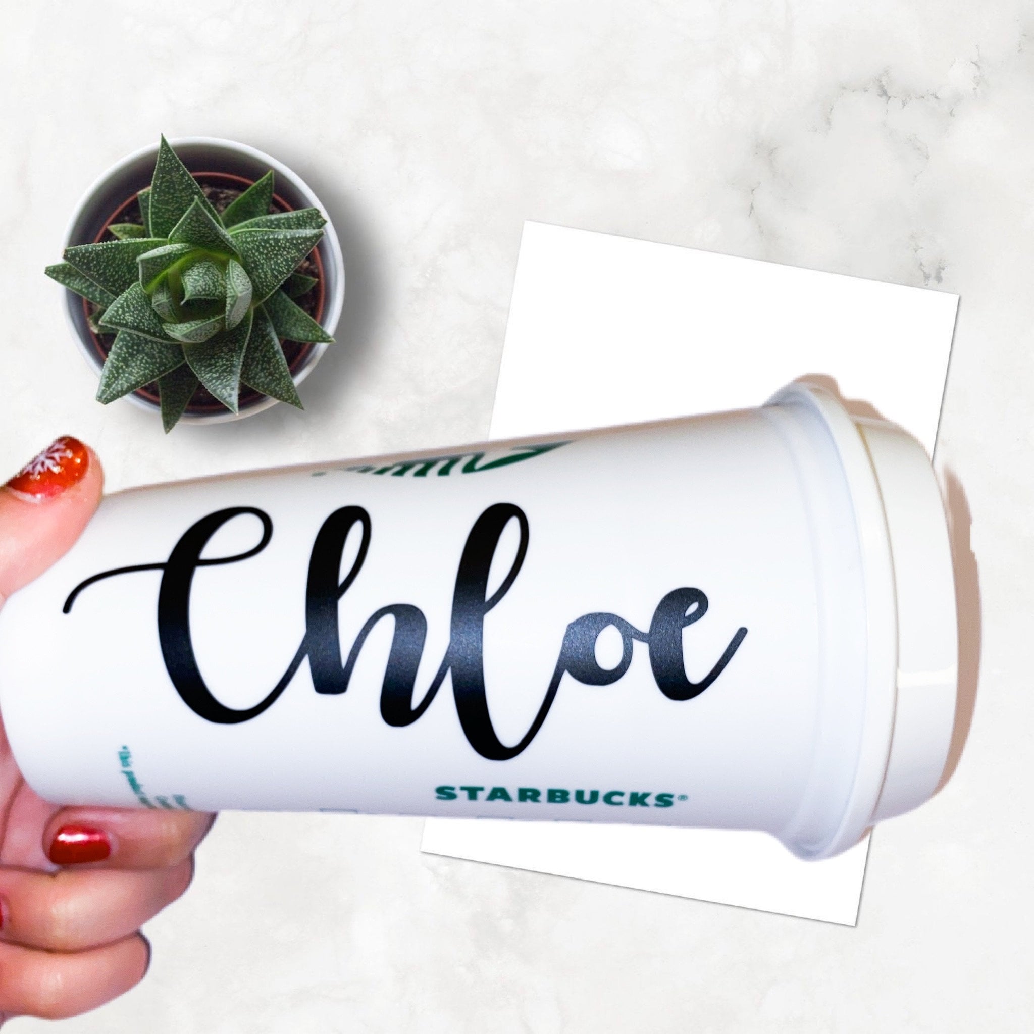 Custom Starbucks Cold & Hot Coffee Cup Name Personalised | Etsy