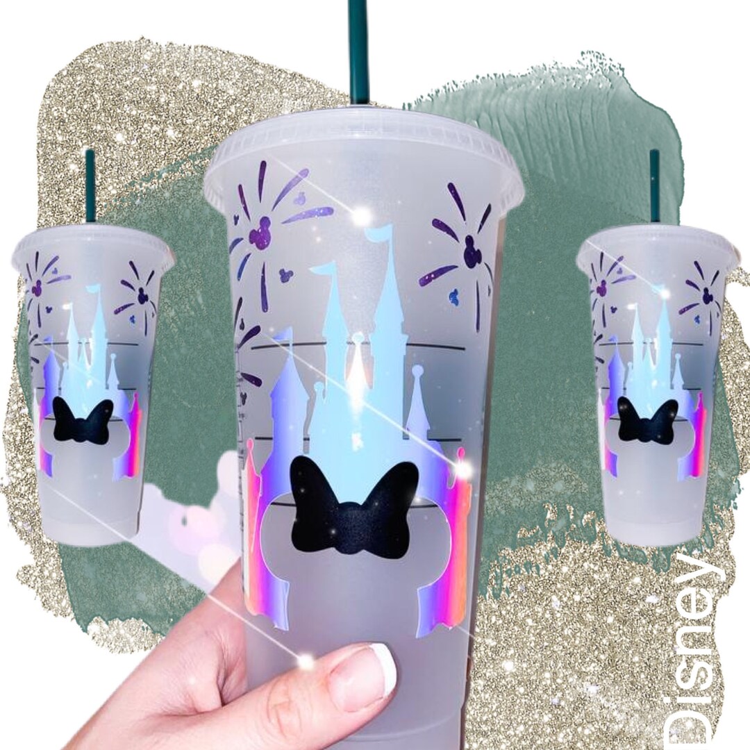 Starbucks Cold Cup & Straw Friend / Pearl Castle With Name Holographic ...