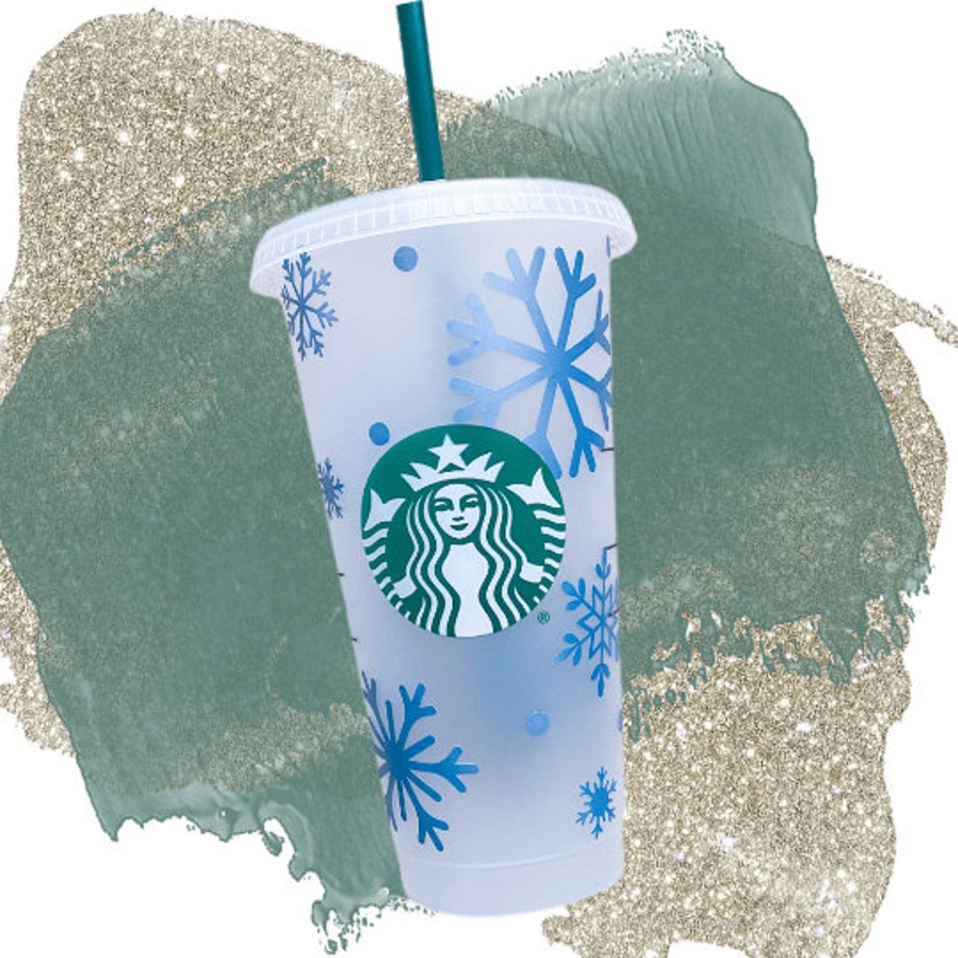 Personalized Starbucks Snowflake Reusable Cup: Cold or Hot Cup Gift - Etsy