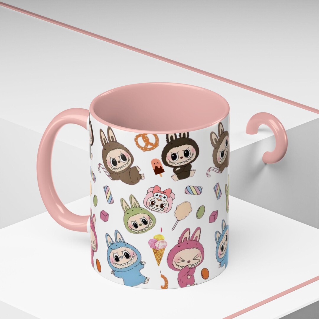 Labubu Bunny Treats Mug Whimsical Monster Coffee Cup, Fun Gift for Kids ...