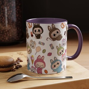 Labubu Bunny Treats Mug Whimsical Monster Coffee Cup, Fun Gift for Kids ...