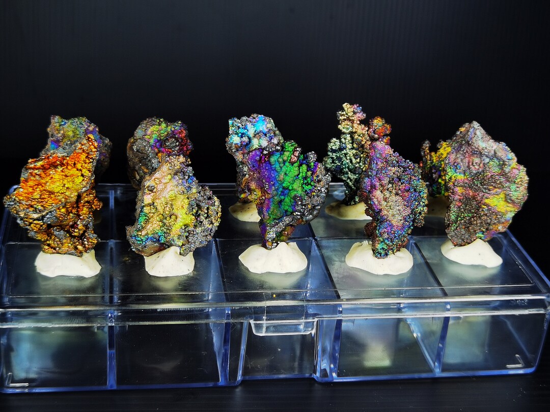 10pcs Top Premium Iridescent Goethite Turgite With Box - Etsy