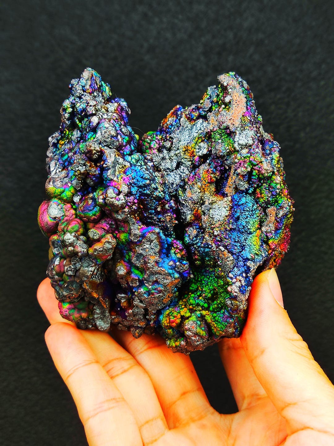 Museum Grade Iridescent Goethite Turgite: 450g Mystery Stone - Etsy