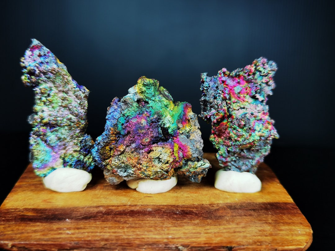 Iridescent Goethite Turgite Hematite Set: Natural Mystery Stone (43g ...