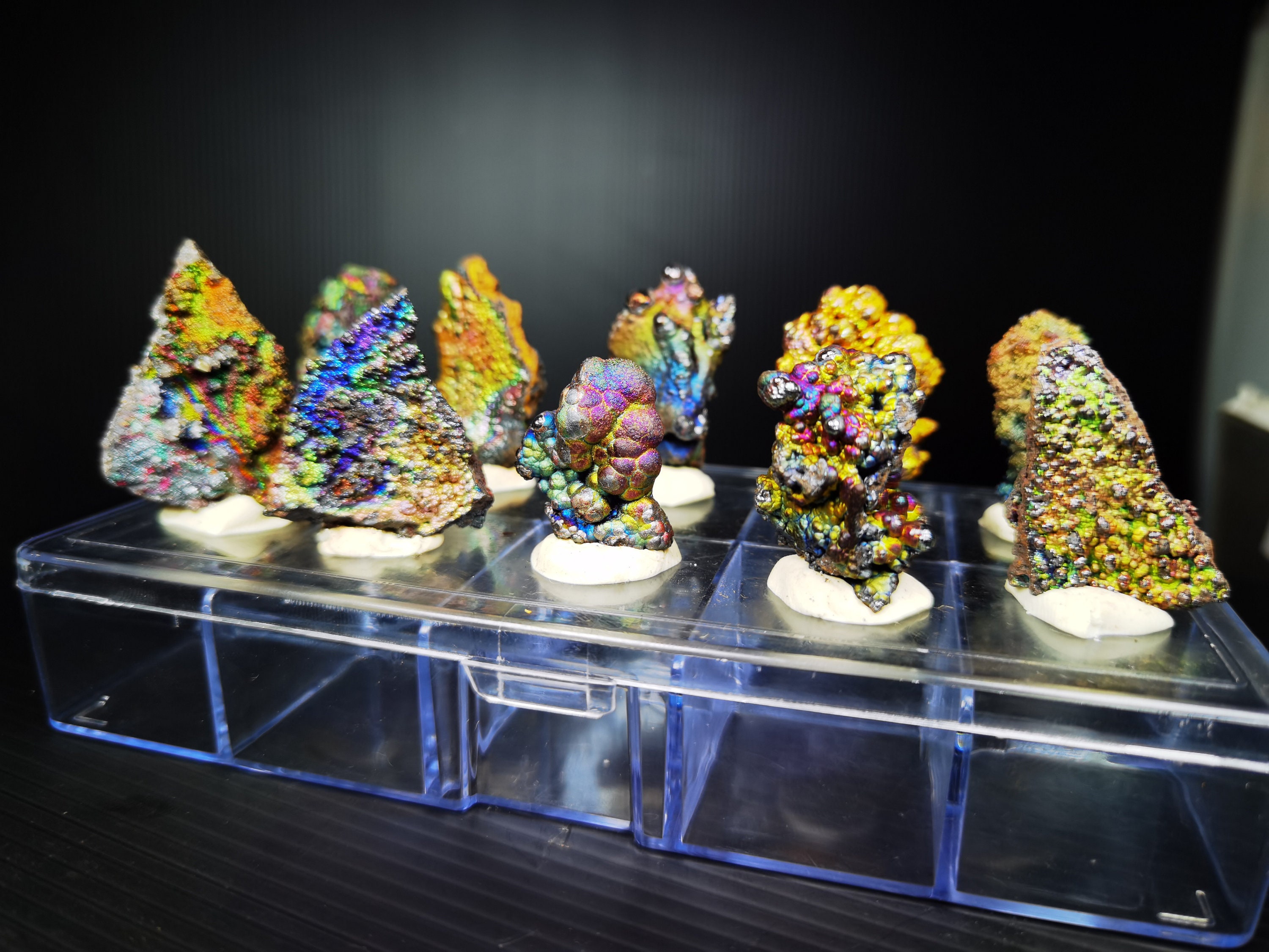 10pcs Top Premium Iridescent Goethite Turgite With Box - Etsy UK