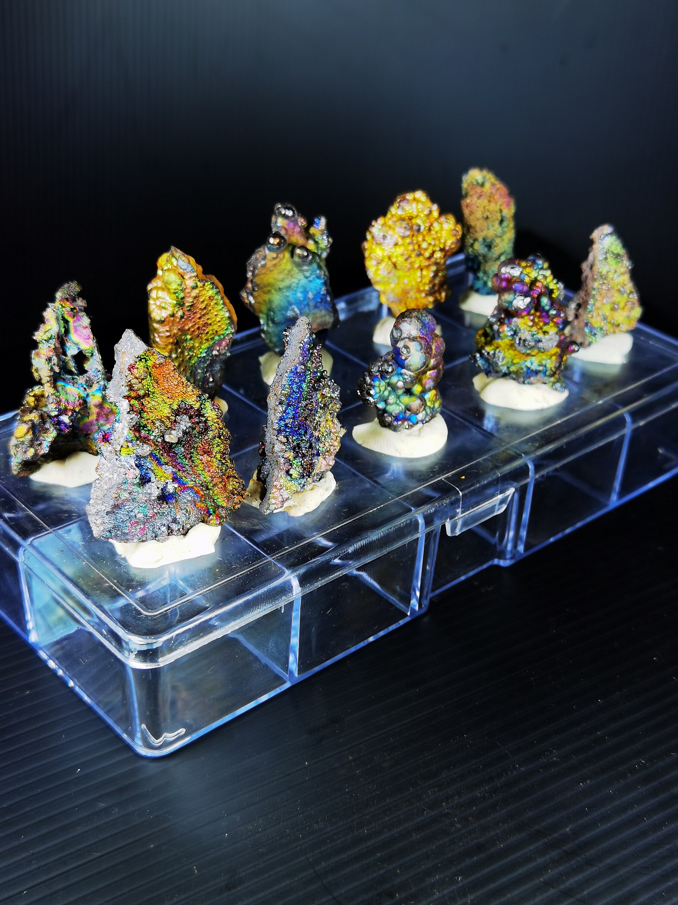 10pcs Top Premium Iridescent Goethite Turgite With Box - Etsy UK