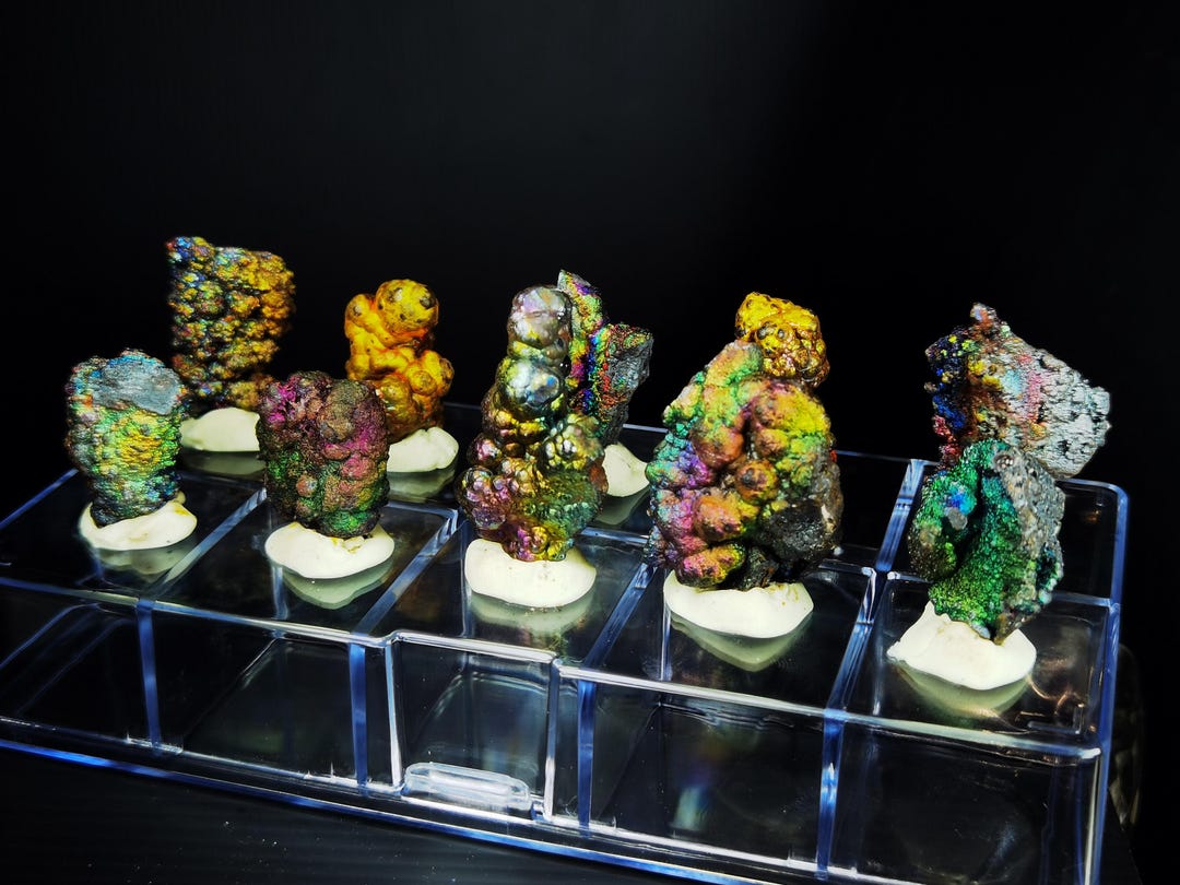 10pcs Top Premium Iridescent Goethite Turgite With Box - Etsy