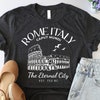 Roma Comfort Colors Short Sleeve T-shirt | Rome, Italy Coliseum Tee ...