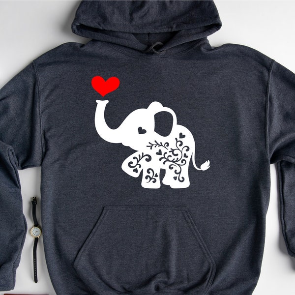 Elephant Hoodie - Etsy