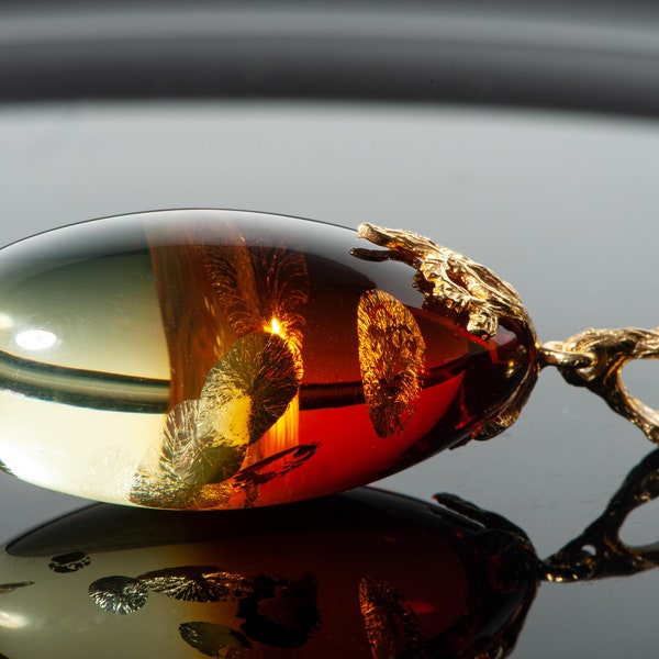 Amber Pendant - Etsy