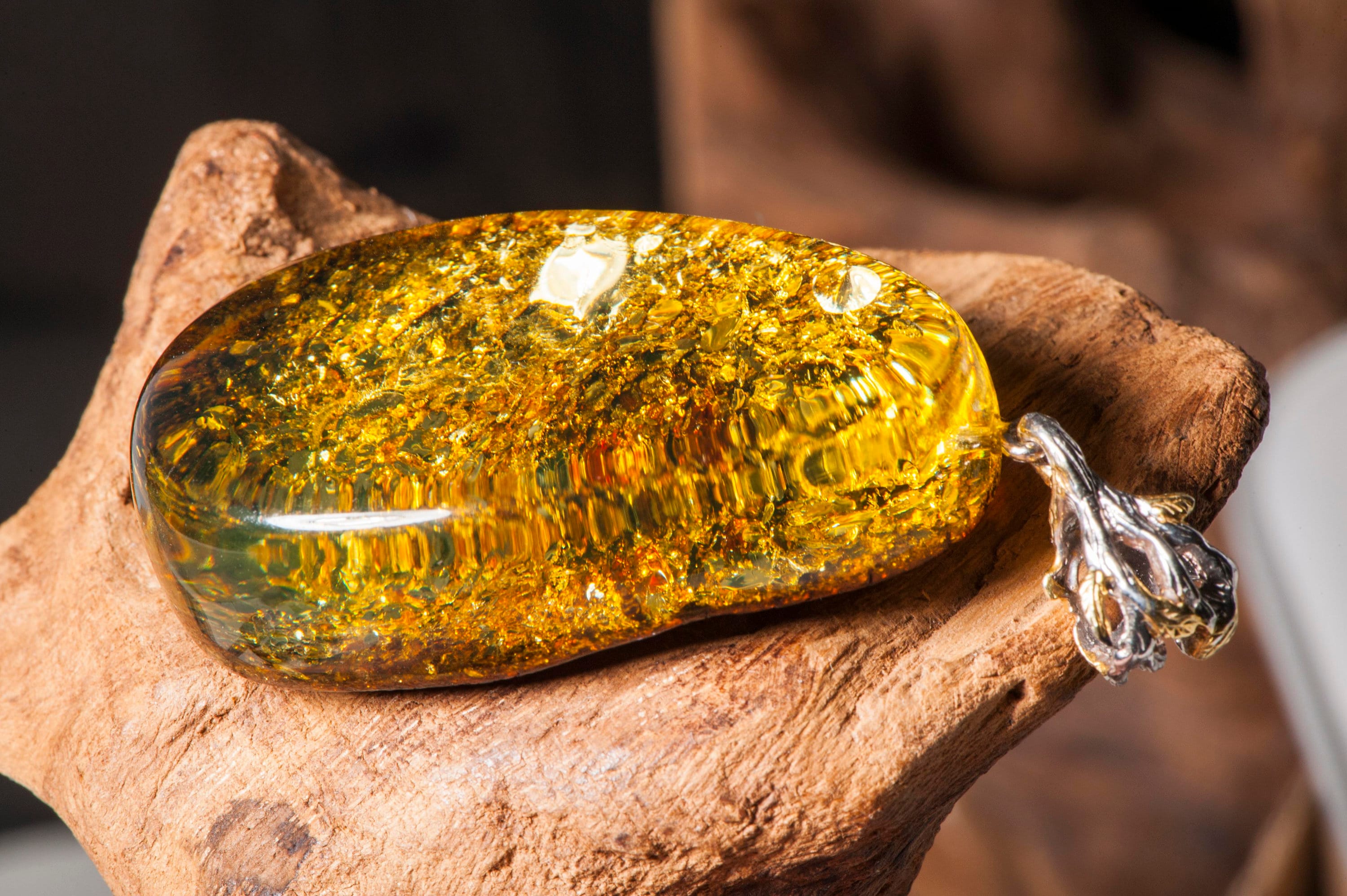 Rare Sparkling Amber With Natural Crust Underneath Green - Etsy