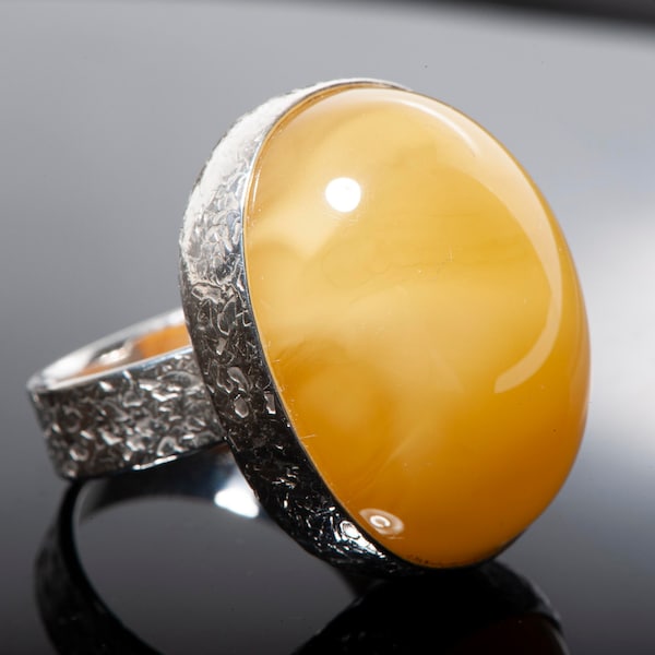 Amber Ring - Etsy