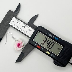 Rose Dangle Earrings - Etsy