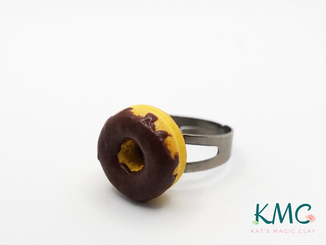 Chocolate Donut Ring - Etsy