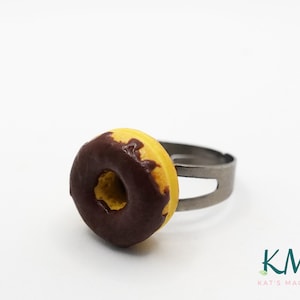 Chocolate Donut Ring - Etsy