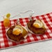 Breakfast on Plate Earrings - Etsy