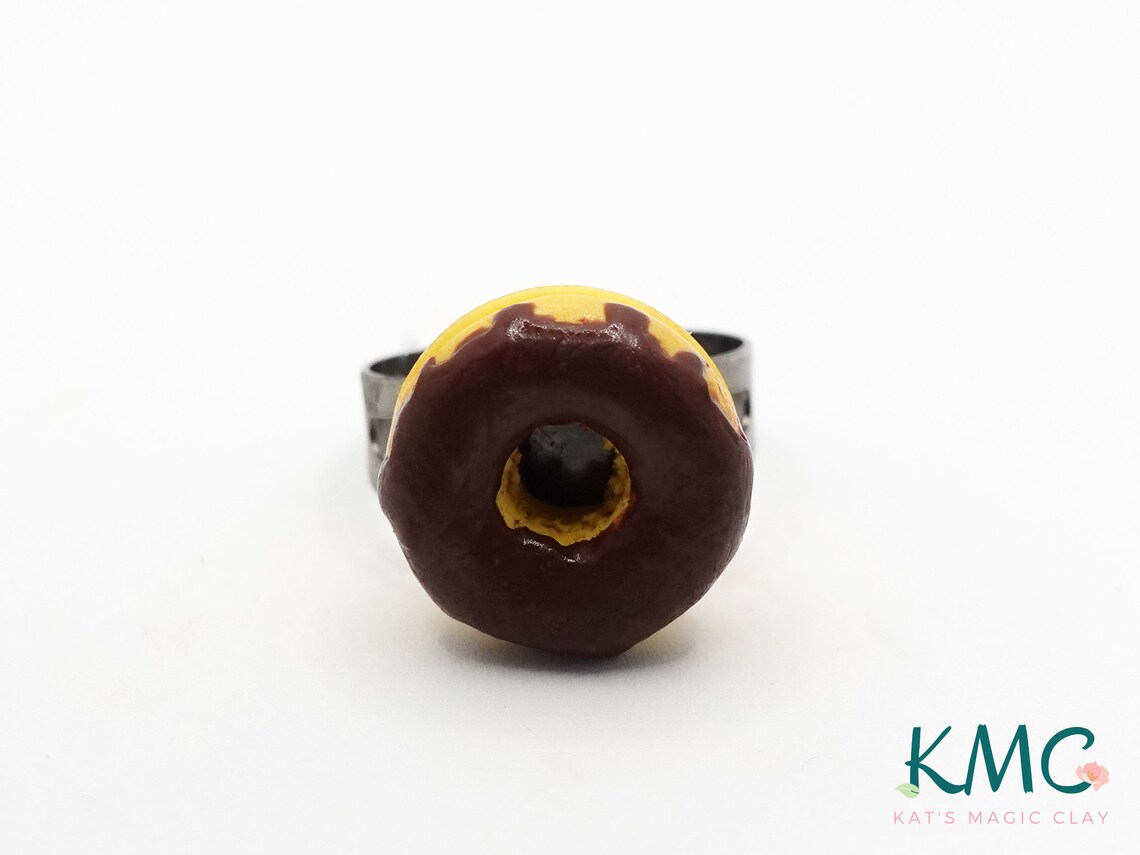 Chocolate Donut Ring | Etsy