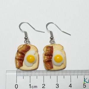 Breakfast Toast Earrings - Etsy