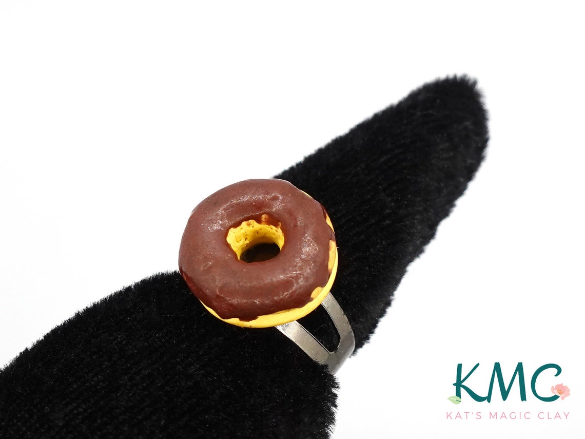 Chocolate Donut Ring - Etsy