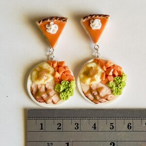 Thanksgiving Dinner Earrings - Etsy