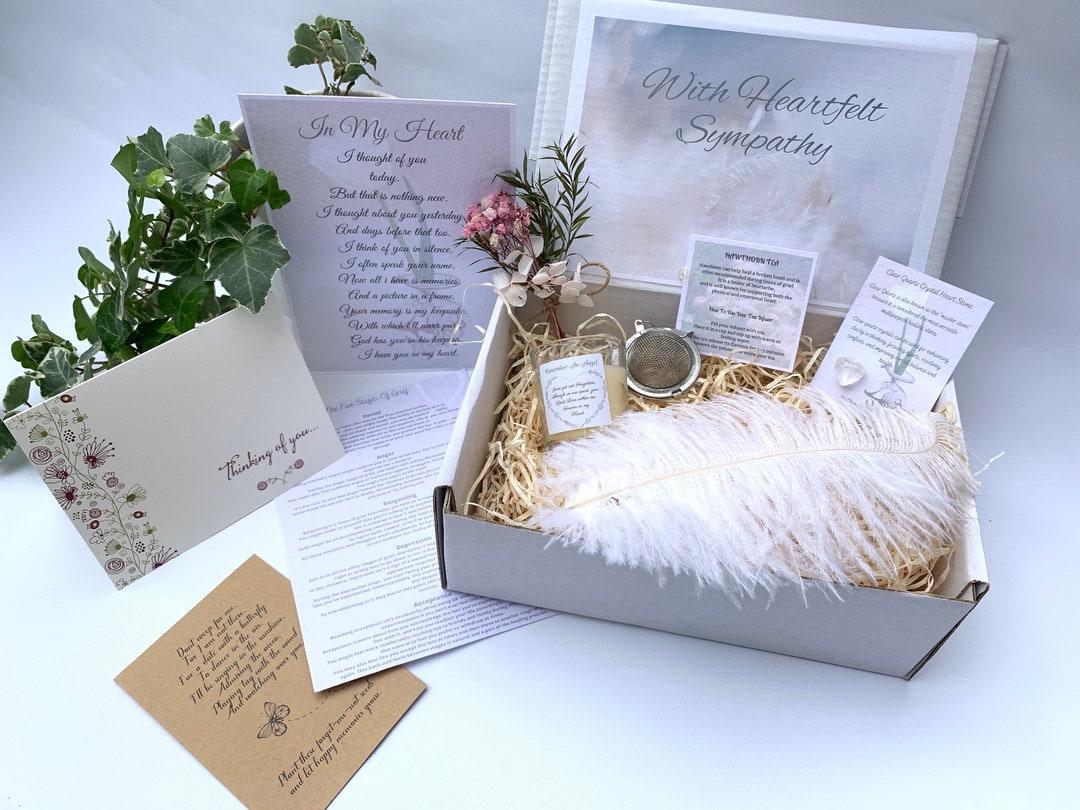 Sympathy Gift Sorry for Your Loss, Grief Care Package, Heartfelt ...