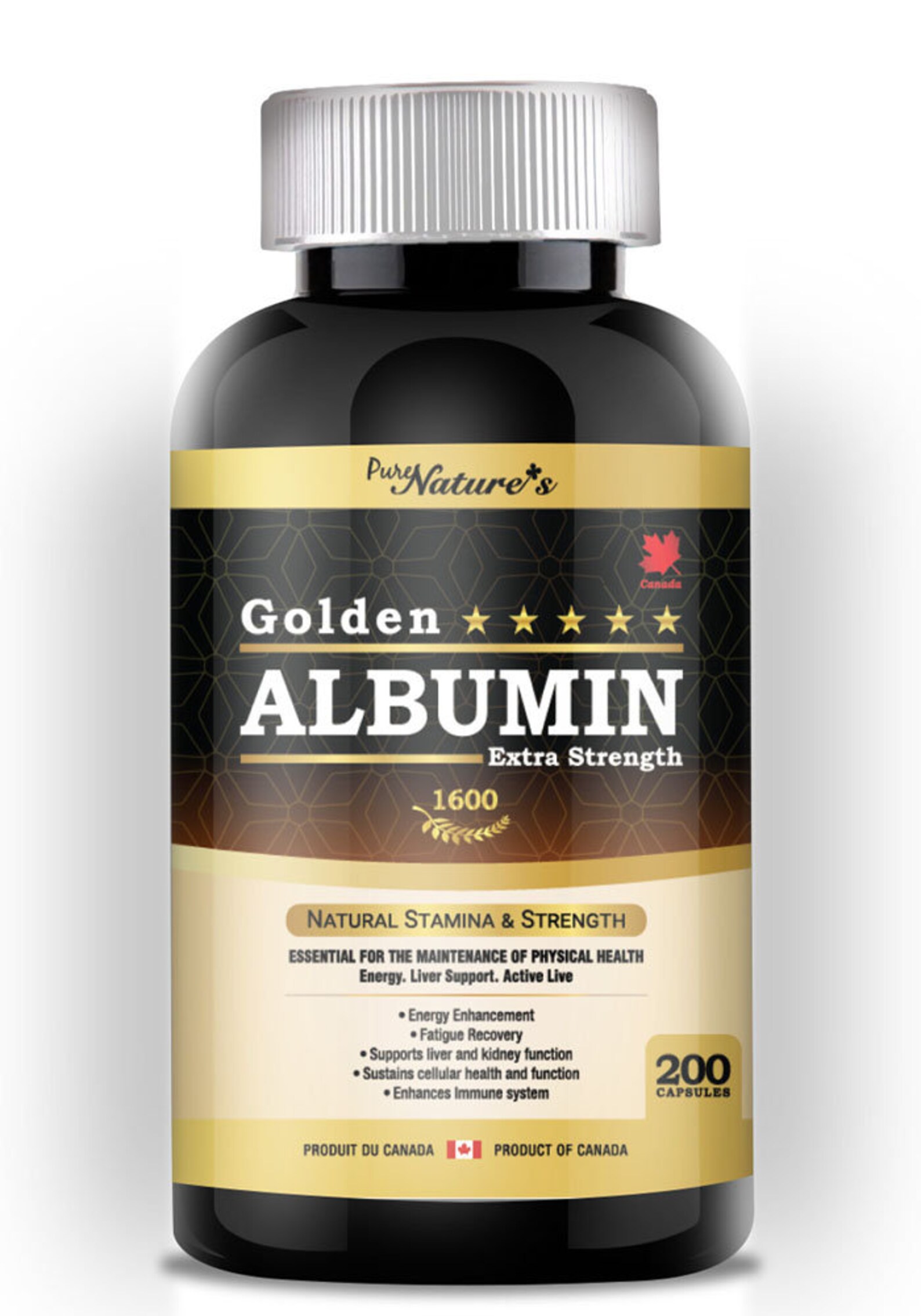 PNC Golden Albumin Extra Strength Natural Stamina & Strength - Etsy Canada