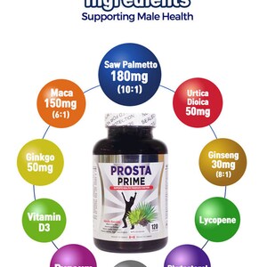 PNC Prosta Prime Support Healthy Prostate Function 120 Caps Natural ...