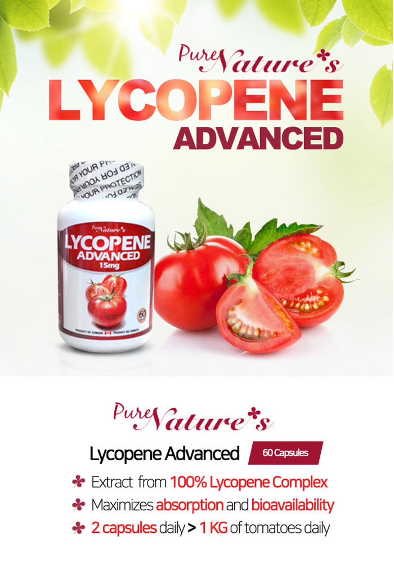 PNC LYCOPENE Advanced 15mg Powerful Anti-oxidant Derived From - Etsy UK