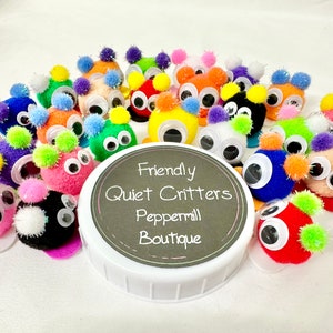 Quiet Critters (20/25/30) With Poem and Jar Home Classroom Management ...