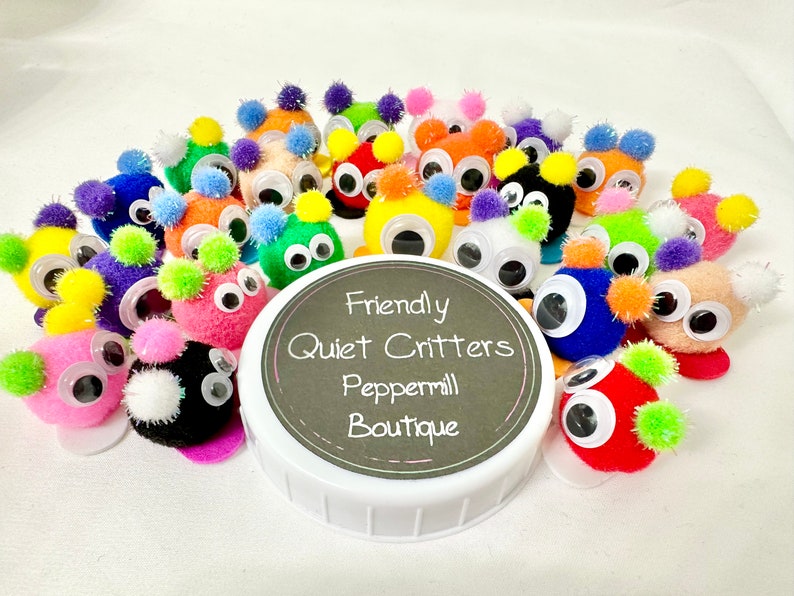 Quiet Critters (20/25/30) With Poem and Jar Home Classroom Management ...