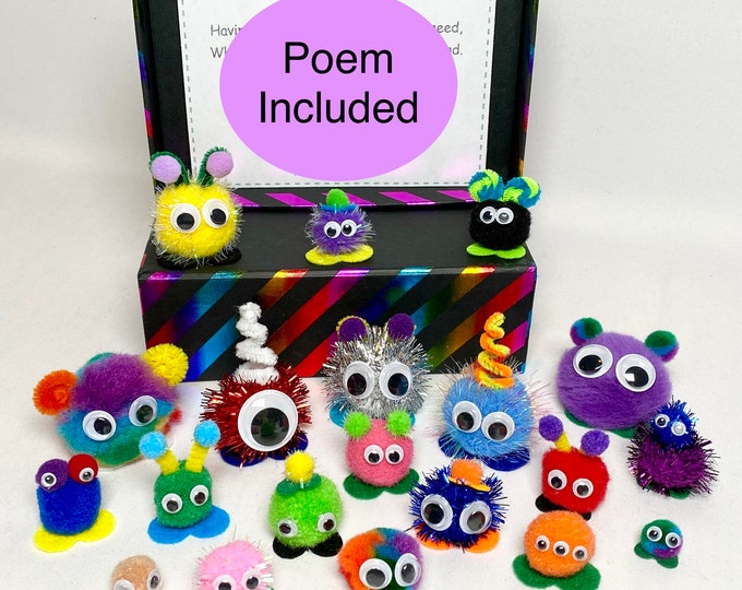 QUIET CRITTERS XL Jar With Poem & Poms Teacher Resource, Classroom ...