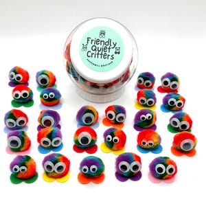 Quiet Critters Desk Pets Warm Fuzzy Adhesive Quiet Critter Reward Jar ...