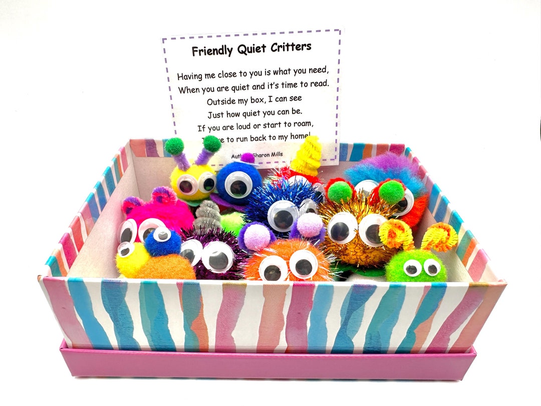 Quiet Critter Warm Fuzzies Behavior Management Quiet Critters Teacher ...