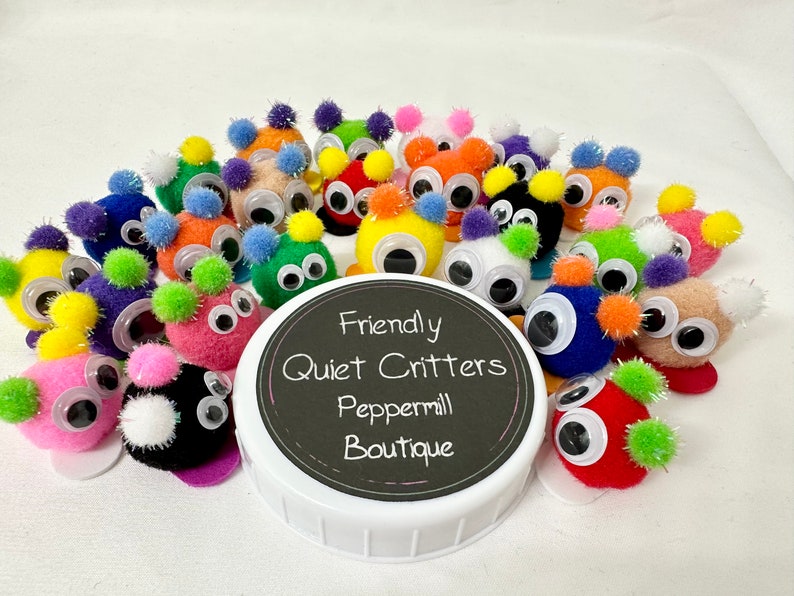 Quiet Critters (20/25/30) With Poem and Jar Home Classroom Management ...