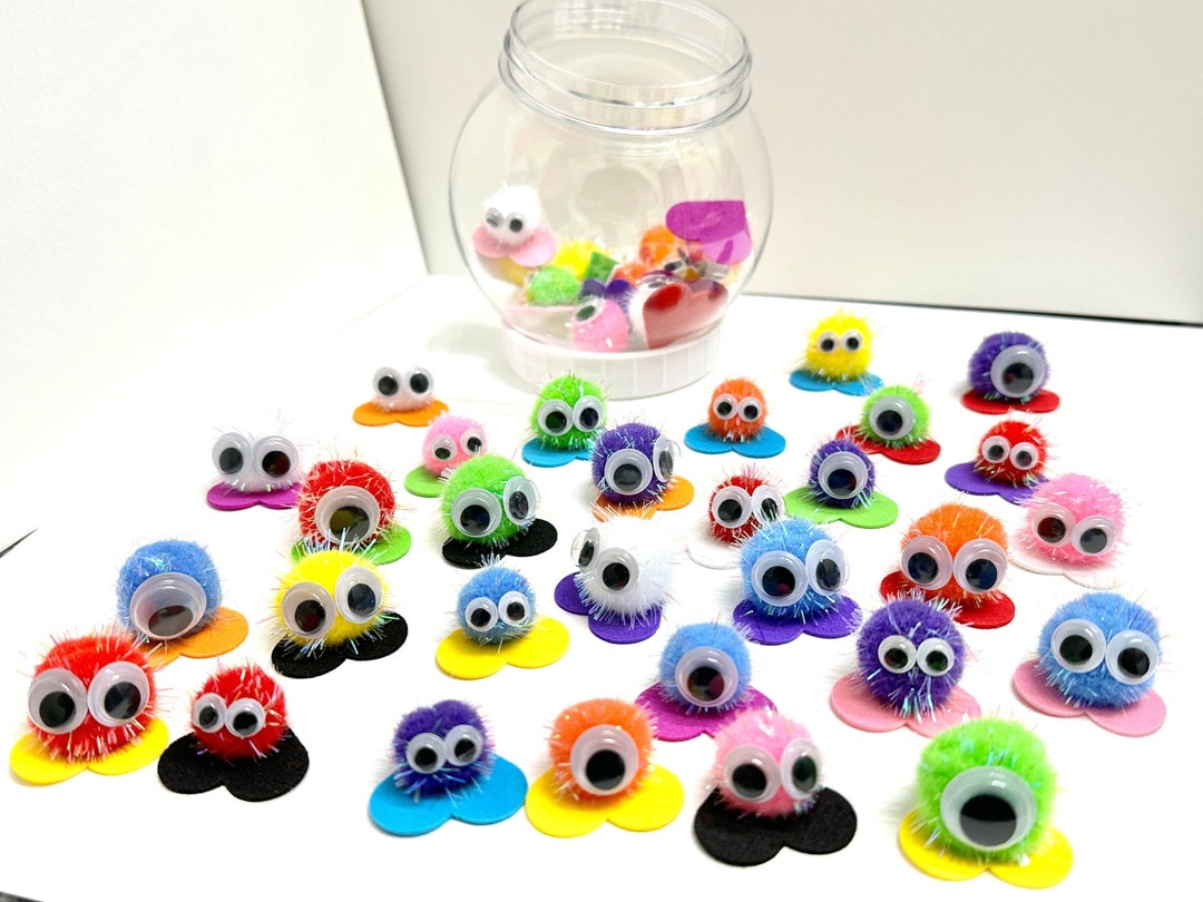 Quiet Critters Jar Classroom Management Pom Pom Pal Warm Fuzzy Reward ...