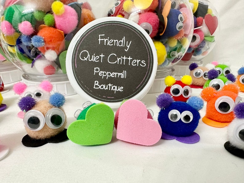 Quiet Critters (20/25/30) With Poem and Jar Home Classroom Management ...