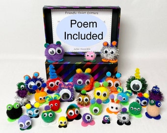 QUIET CRITTERS Jar With Poem & Poms Teacher Resource, Classroom ...