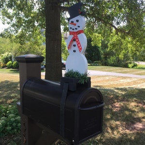 Mail Box Snowman - Etsy
