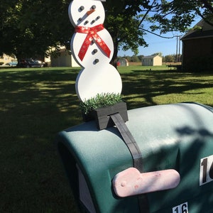 Mail Box Snowman - Etsy