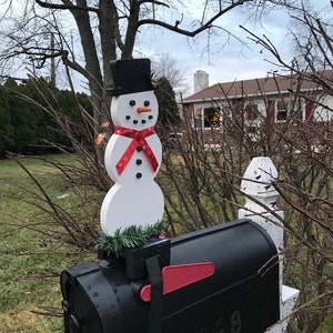 Mail Box Snowman - Etsy