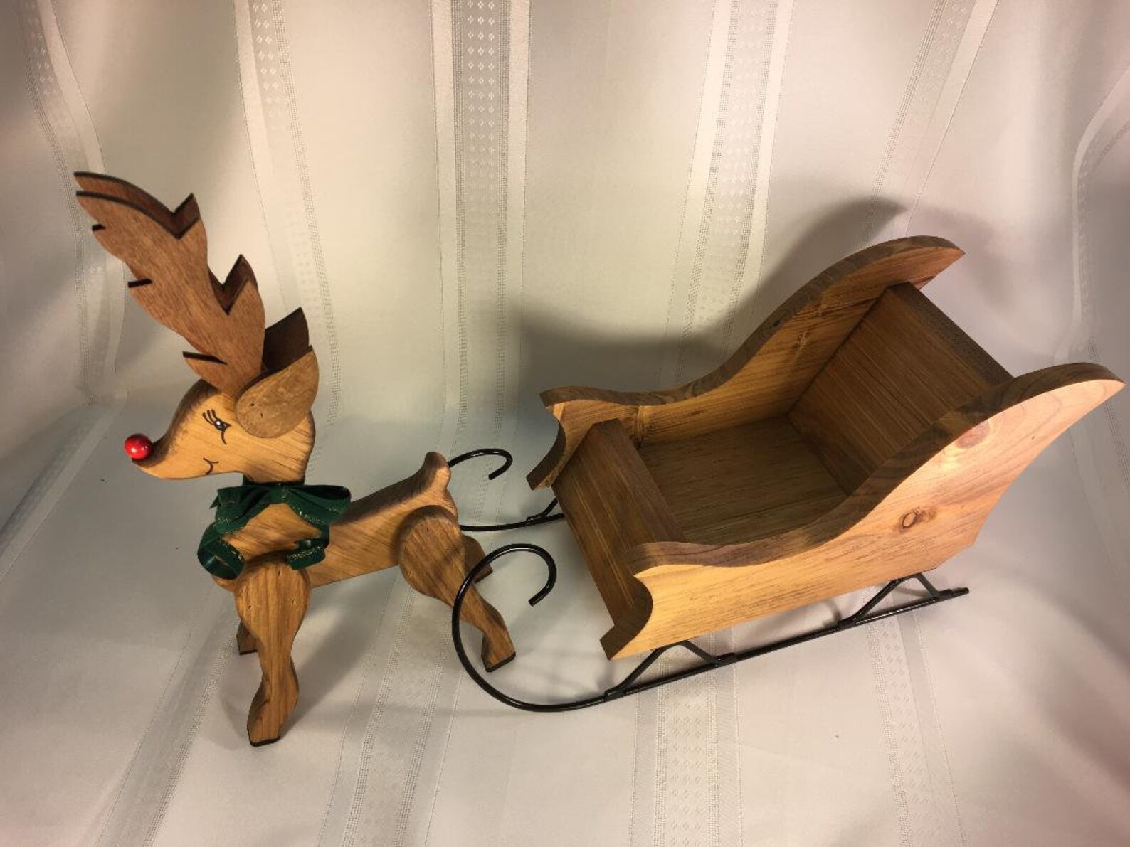 Santa's Sleigh and Reindeer Combination - Etsy