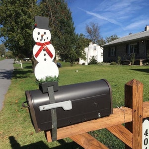 Mail Box Snowman - Etsy