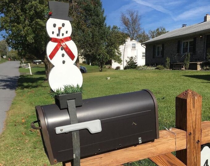 Mail Box Snowman - Etsy