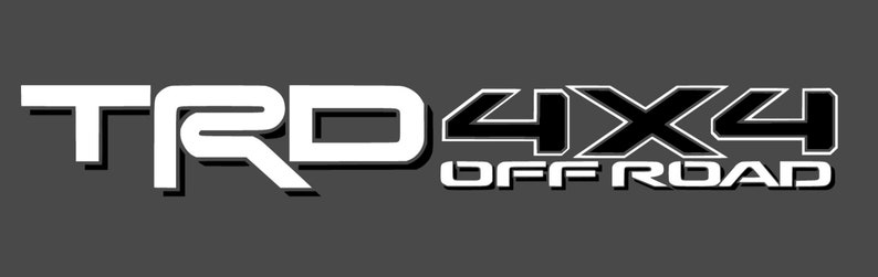 TRD 4x4 off Road Tacoma Tundra 4runner SVG Vector File - Etsy