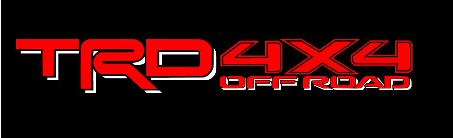 TRD 4x4 off Road Tacoma Tundra 4runner SVG Vector File - Etsy