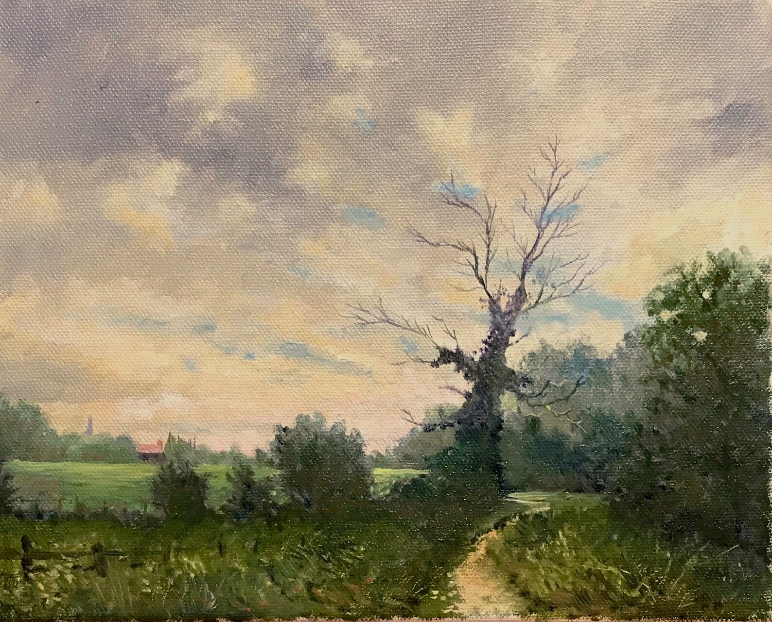 The Dying Ash. Original Oil Painting From Yorkshire - Etsy